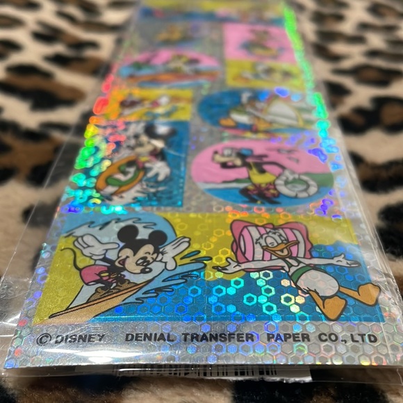 Disney | Other | Vintage Disney Prism Stickers Hologram Summer Swim ...